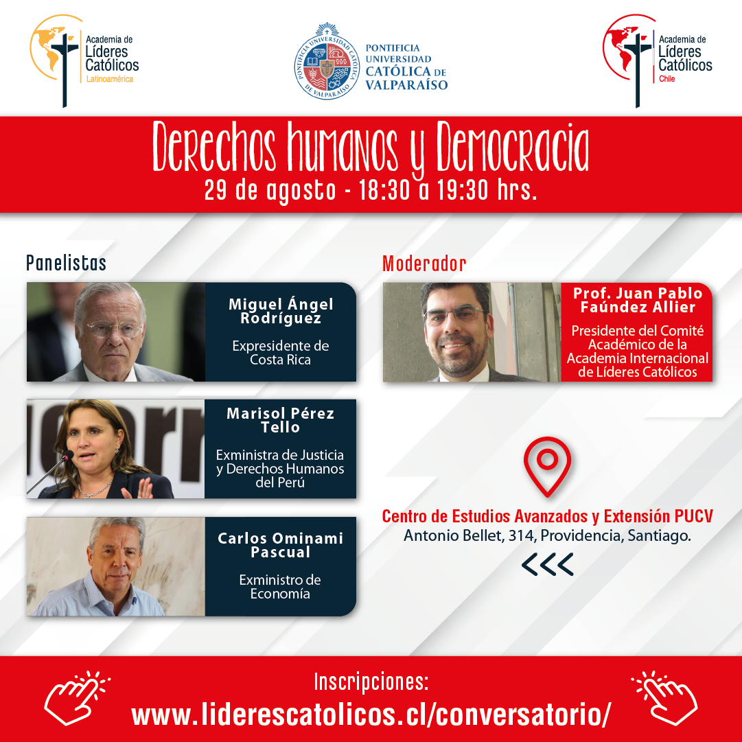 Conversatorio de Derechos Humanos y Democracia - PONTIFICIA UNIVERSIDAD CATÓLICA DE VALPARÍSO